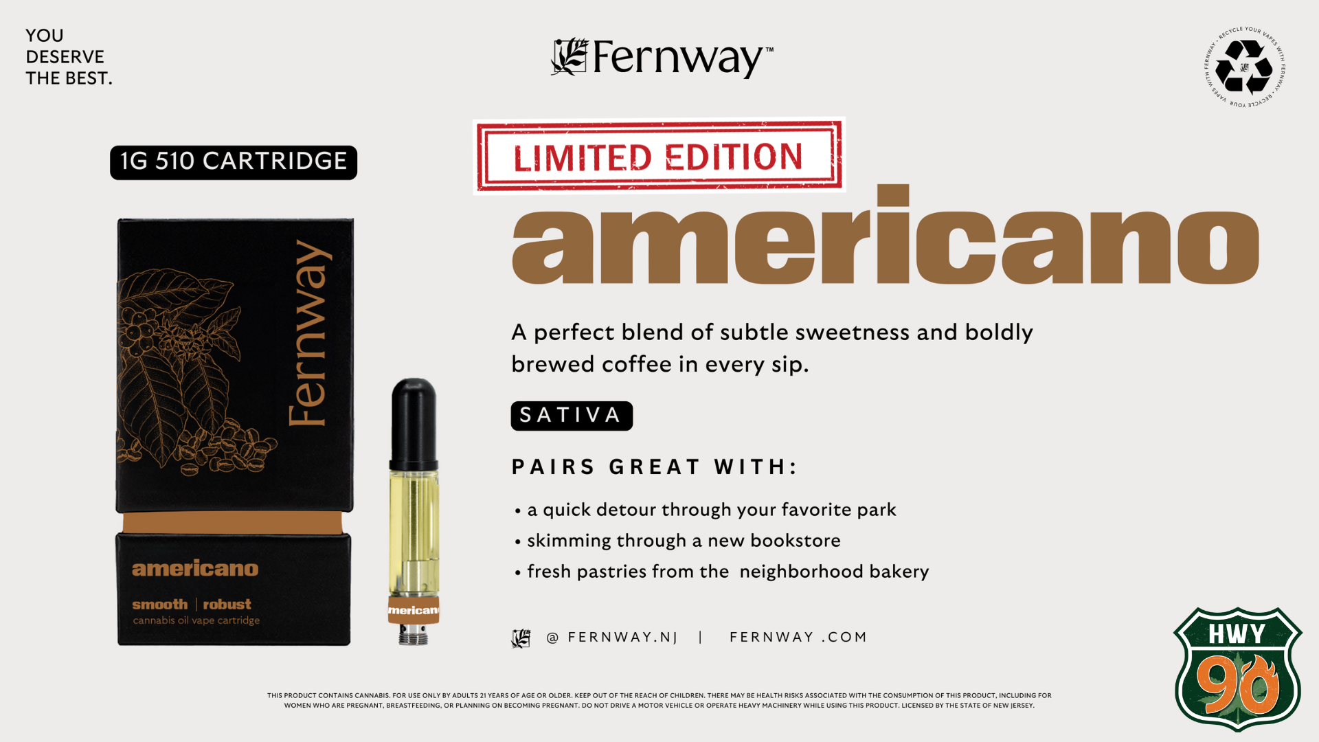 Menu - Highway 90 Cannabis Dispensary | Evesham, NJ